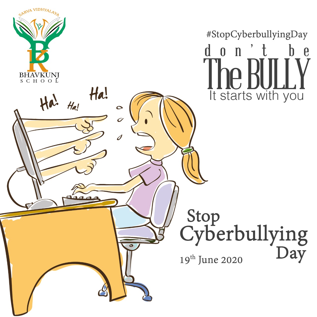 Cyberbullying At School | Bhavkunj CBSE School, Kadi